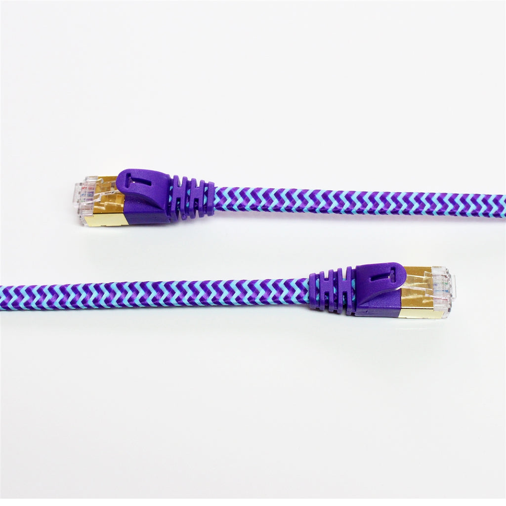 CAT7 Ultra Flat Braided Ethernet Cables — Tera Grand