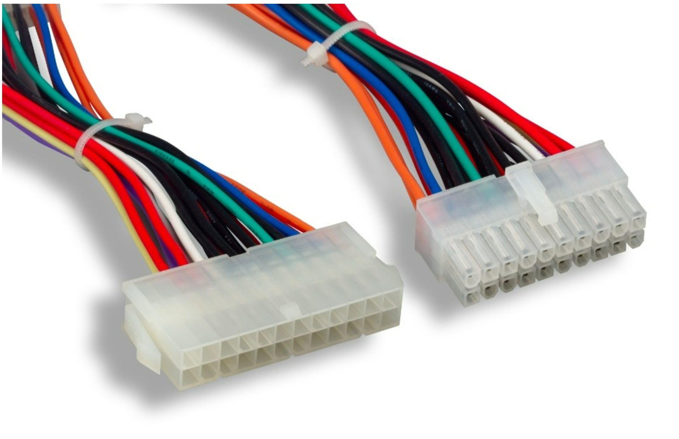 Power Supply 24 pin Male to 20 pin MB Female Adapter Cable, 6 inch ...