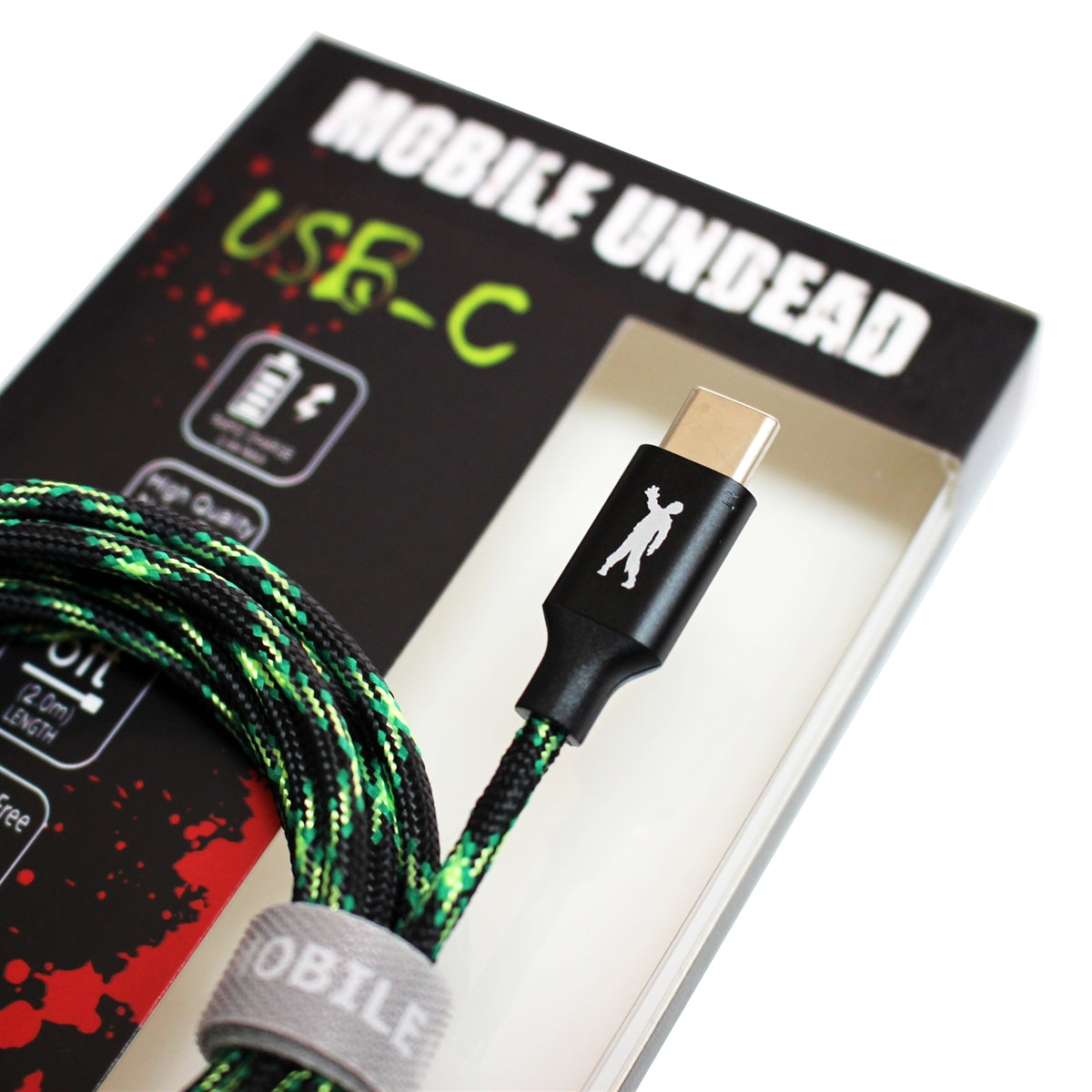 High Speed USB 2.0 USB-C to A Sync and Charge Zombie Cable, 6 Ft ...